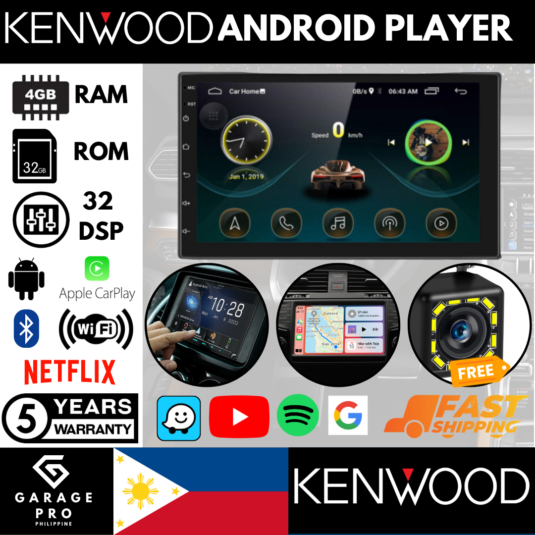 【5.5 MEGA SALE!! 🎉🎉】[2024 NEW] KENWOOD Android Player 7"9"10 inch(4GB ...
