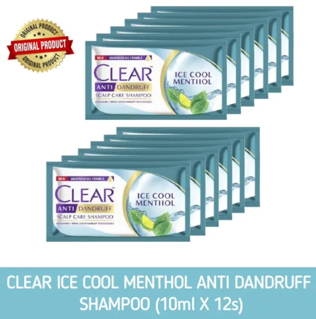 WISHGATE Clear Ice Cool Menthol Anti-Dandruff Shampoo (10ml X 12s ...