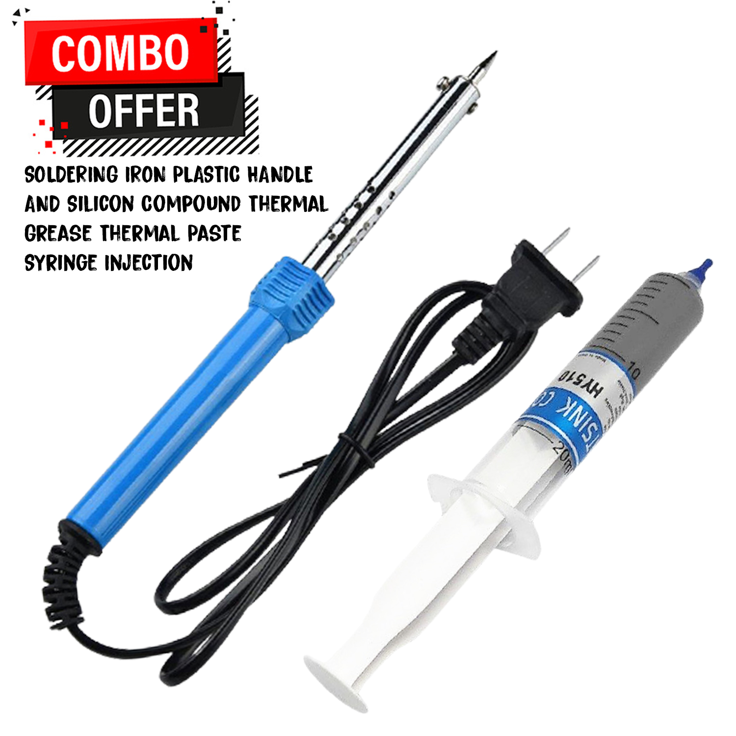 Soldering Iron Plastic Handle With Silicon Compound Thermal Grease ...