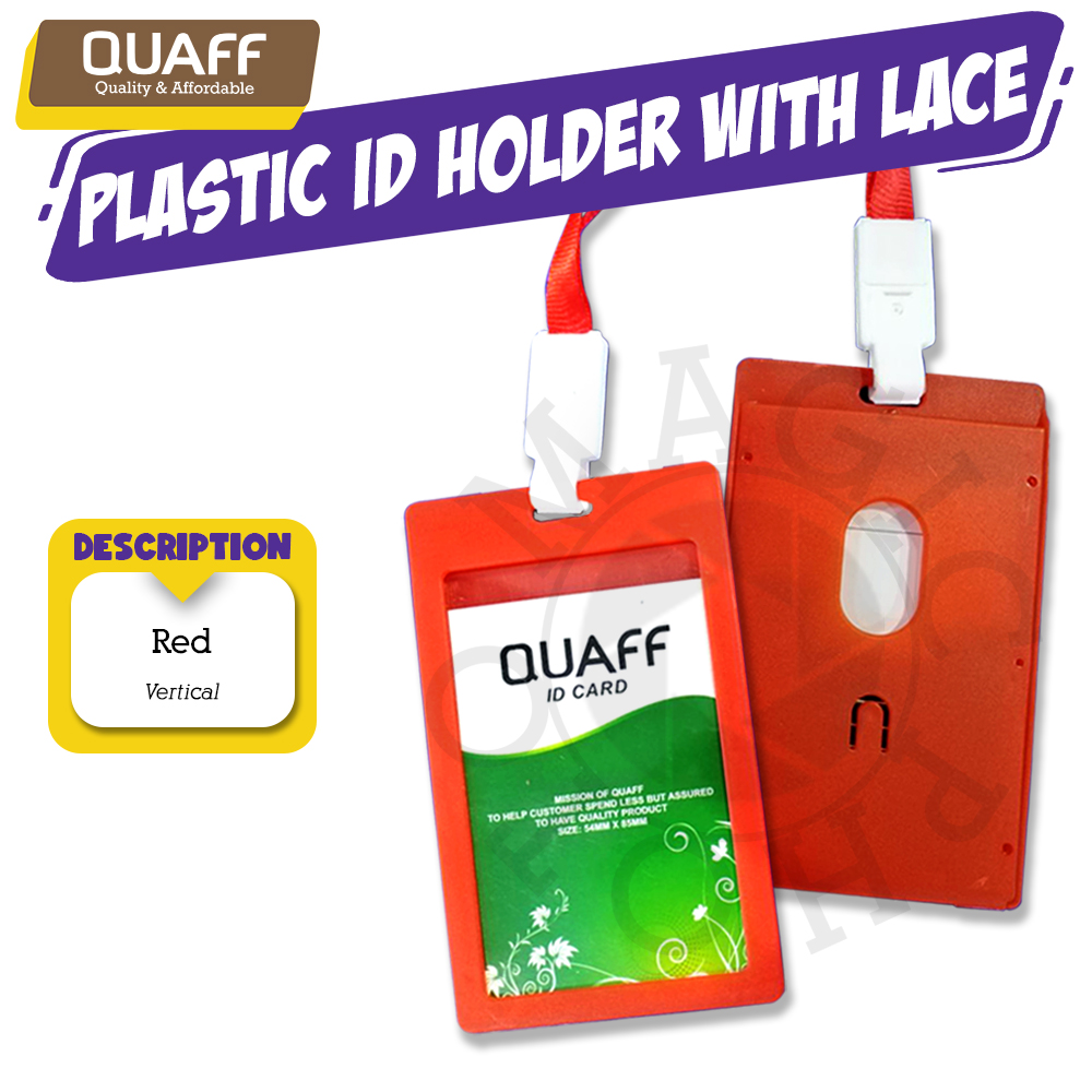 Magic photo (5pcs) Vertical & Horizontal ID Holder w/ ID Lace | ID Case ...
