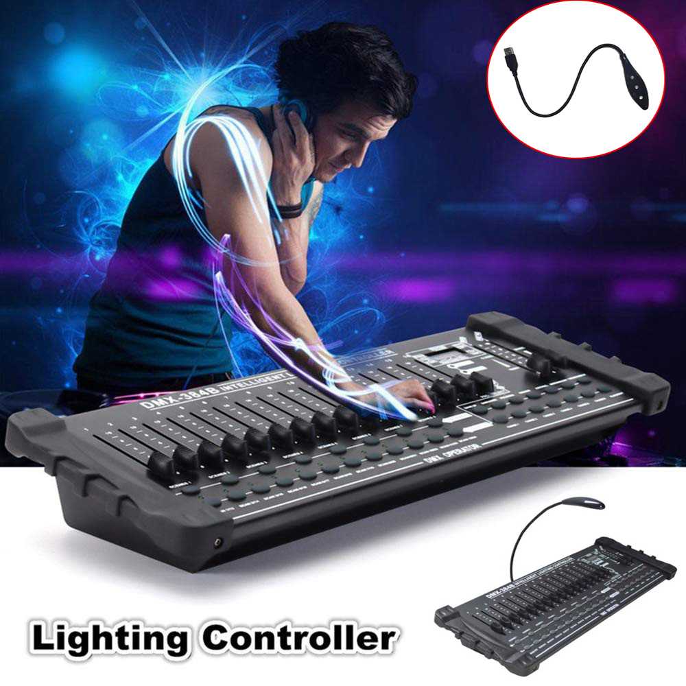 DMX-384B Professional Lighting Effect Controller 16DMX Channel DJ Party ...