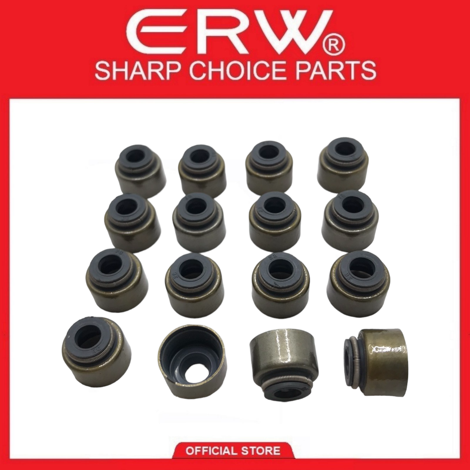 VALVE SEAL Replacement part no. (90913-02112) TOYOTA INNOVA 1TR (16PCS ...