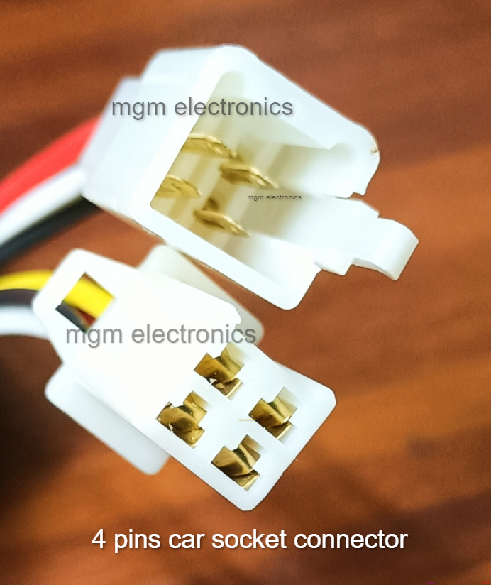 Car Socket Wire Connector (Male/Female) 2pins, 3pins, 4pins, 6pins ...