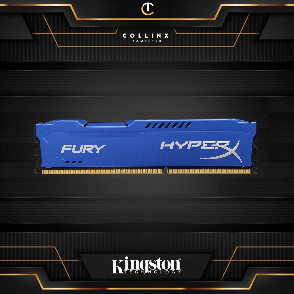 4gb 1866mhz Kingston Hyperx Fury Blue Gaming Ddr3 RAM Dimm Desktop ...