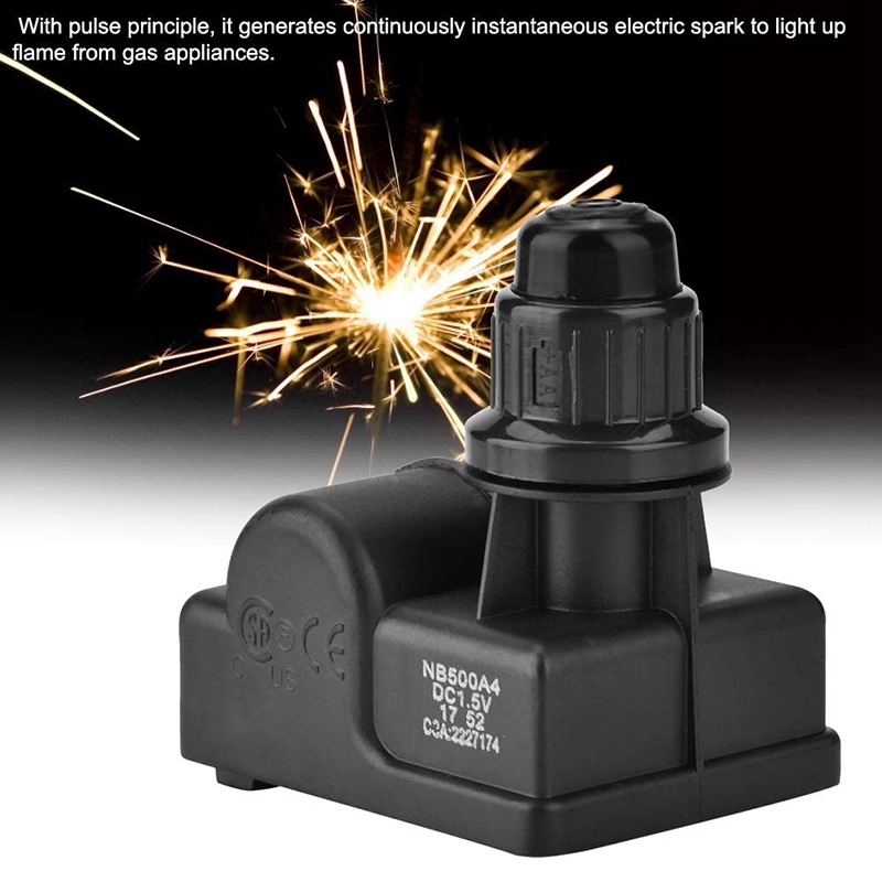 BBQ Gas Grill Ignitor Durable Spark Generator Push Button Igniter 4 ...