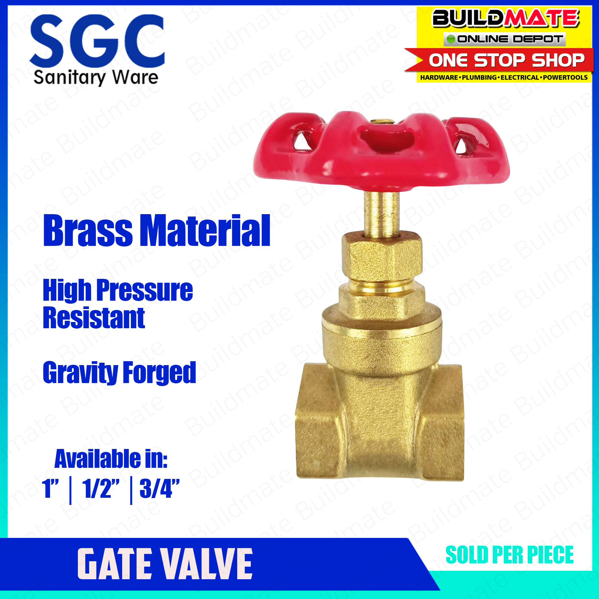 SGC Gate Valve SGC-7010 - BUILDMATE - | Lazada PH