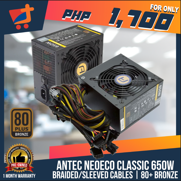 Antec NeoEco Classic 650w 80plus Bronze , For Gaming and for Video Card ...