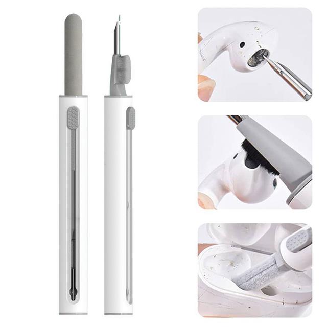 For Airpod Cleaner 3 in 1 Airpods Cleaner Pen Kit with Brush Sticking ...