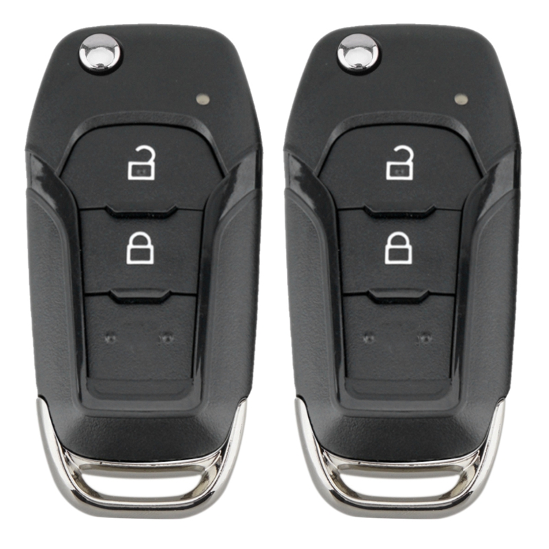 2X Car Smart Remote Key 2 Button 433Mhz Fit for Ford Ranger F150 2015 ...