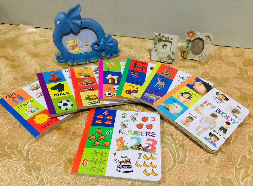 8 in 1 Children Learning Book Hardbound Early Square Learning ...