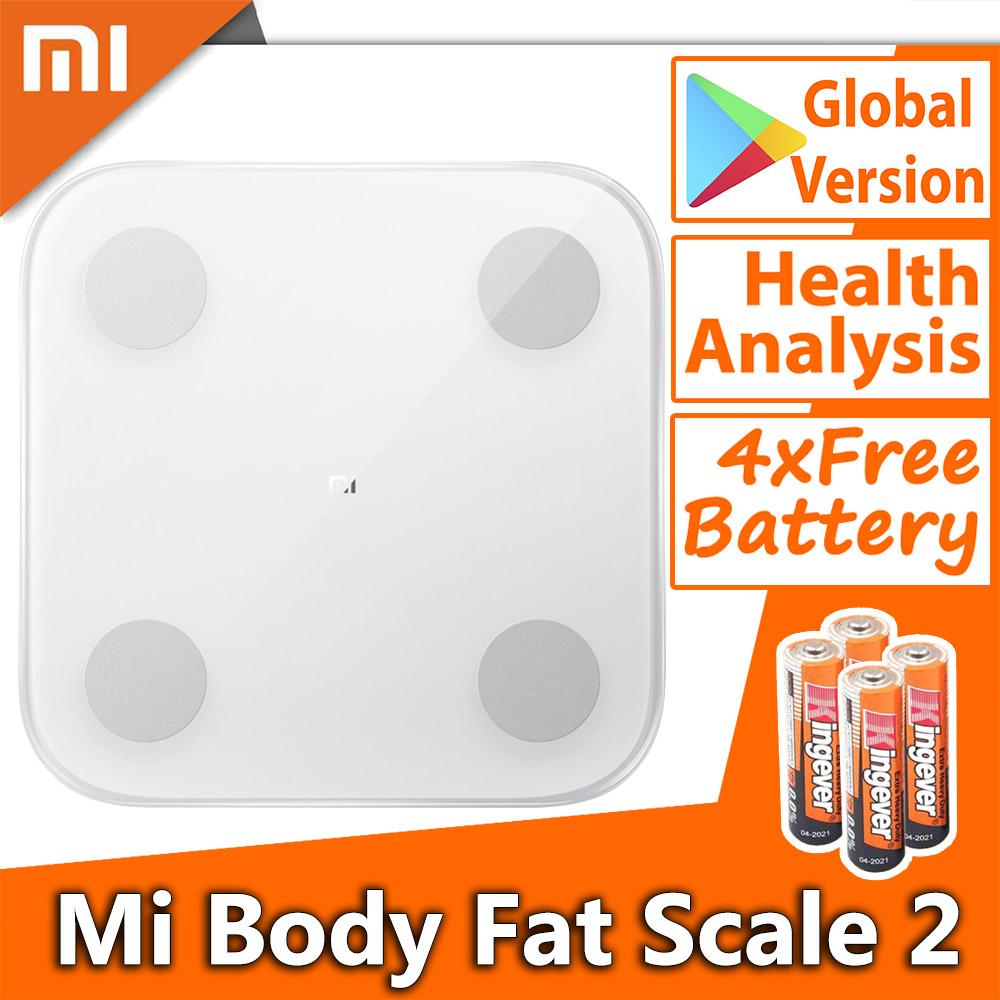 Xiaomi Mi Smart Body Composition Scale 2 Free Battery 4pcs (Global ...