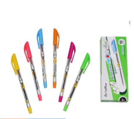 Flex Office Flexstick Neo Smooth Black Ink Pen Ballpen sold per 3 pcs ...