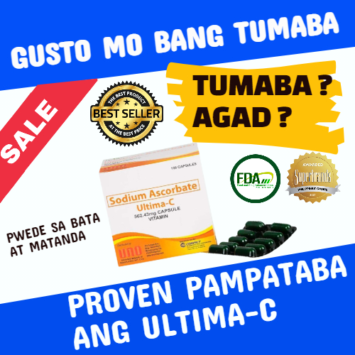Ultima C 10 Capsules Vitamin na Pampataba Ultima c Sodium ascorbate ...