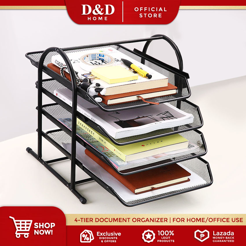 D&D Home | 3 / 4 Layer Document Tray for Home and Office Use - Painted ...