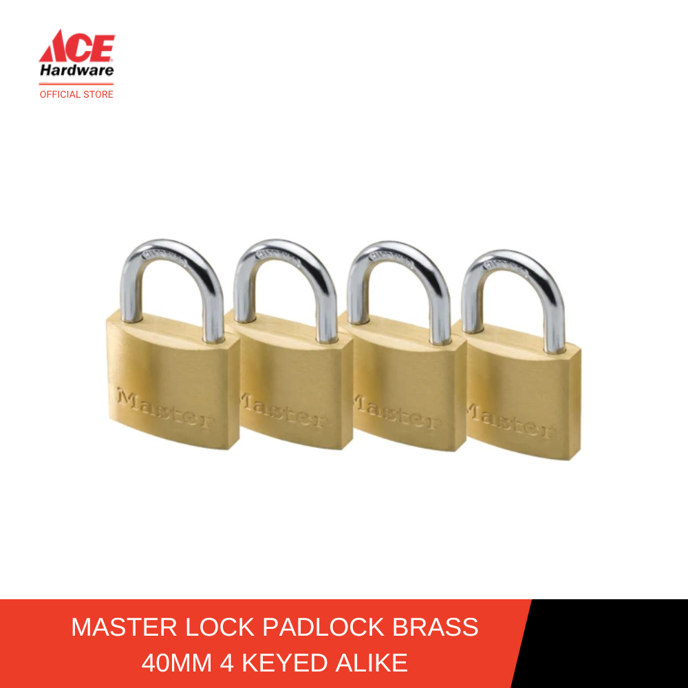 Master 4-Pack Solid Brass Padlock 40mm | Lazada PH