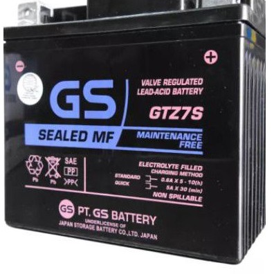GS GTZ7S / GTZ6V / YUASA YTZ7S / YTZ6V / NMAX V2 / YTX5L / AMARON ETZ5L ...
