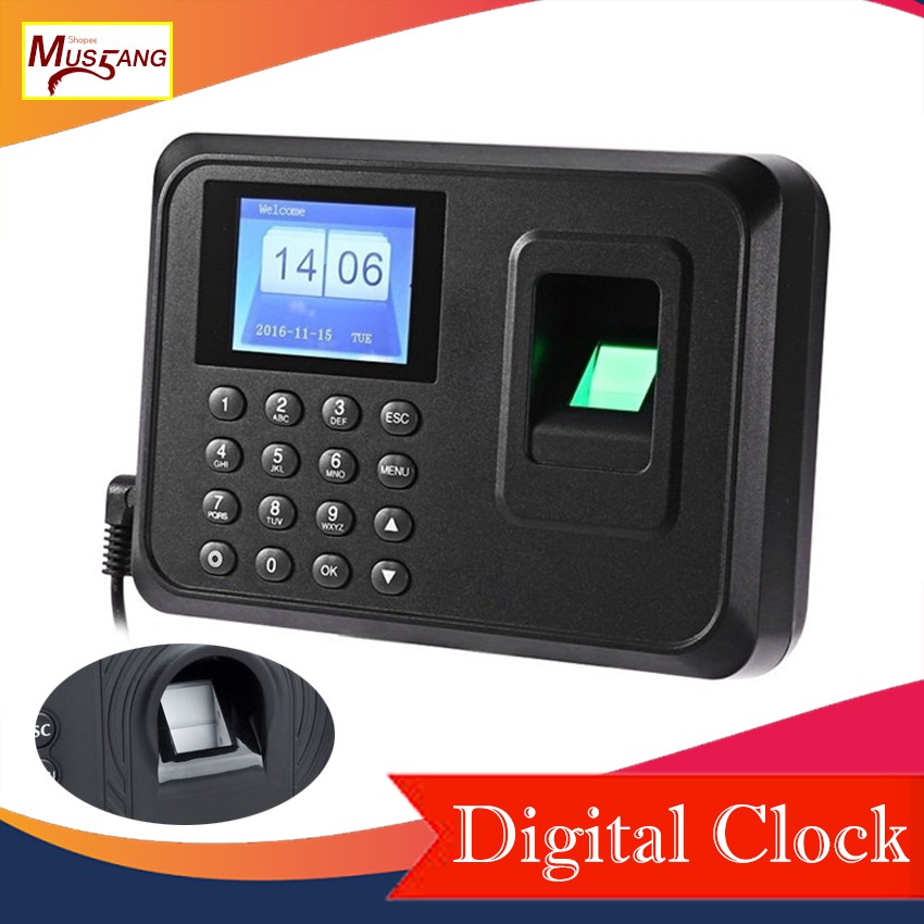 Stand Alone Biometric Fingerprint Clock Time Attendance | Lazada PH