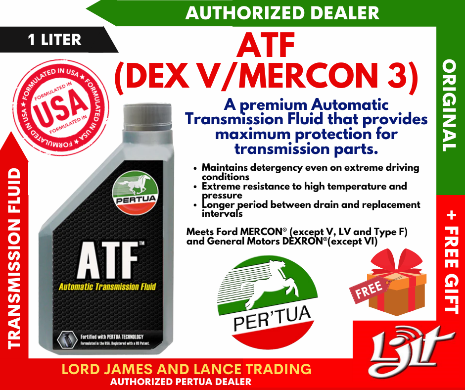AUTOMATIC TRANSMISSION FLUID - ATF (DEX V/MERCON 3) 1 LITER + FREE GIFT ...