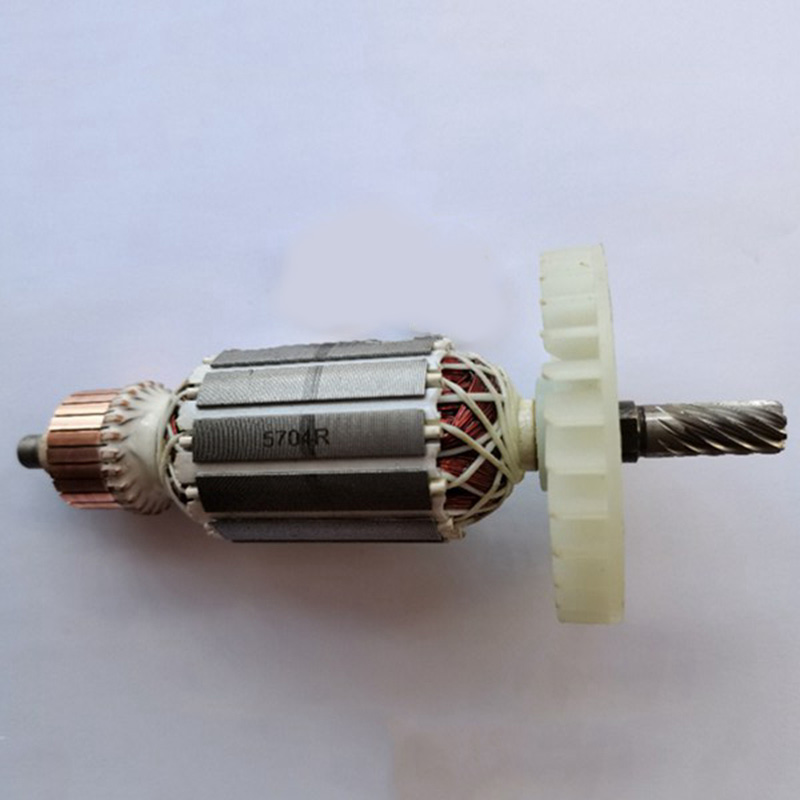 AC220-240V 9-Teeth Drive Shaft Electric Circular Armature Rotor for ...