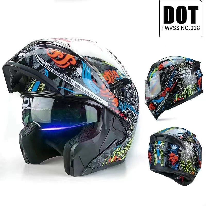 [COD] Modular helmet 46 Helmet full face Full face helmet Motorcycle ...