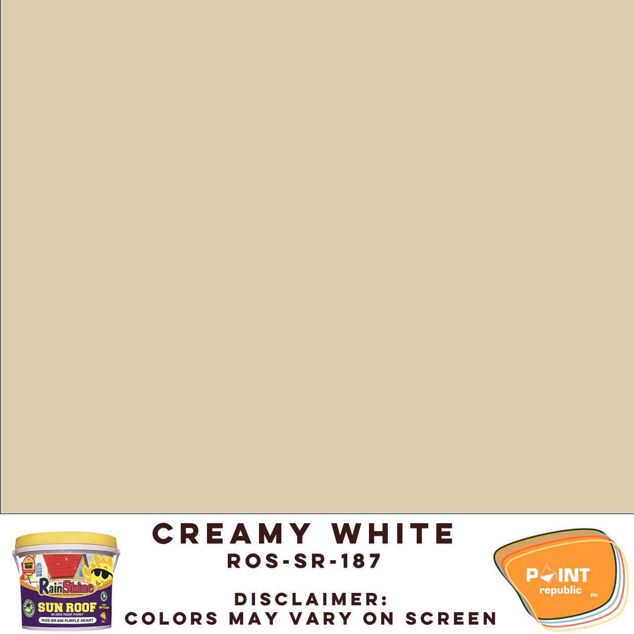 Rain or Shine SUNROOF Elastomeric Roofing Paint (Ready Mixed Colors ...