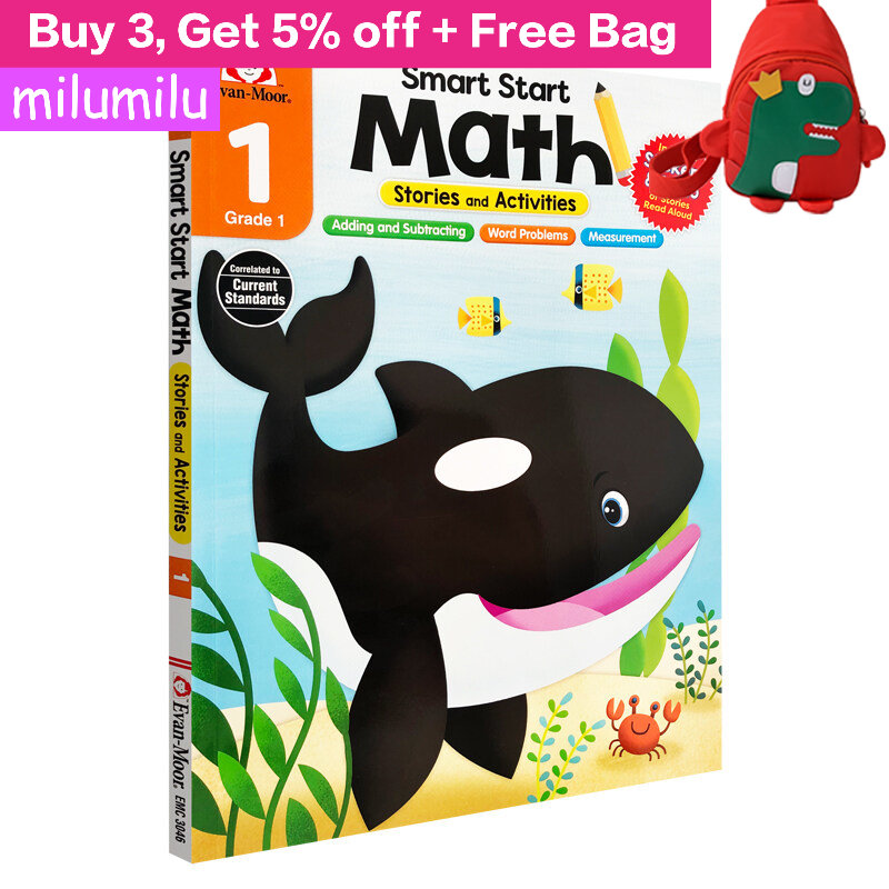 milumilu Evan-Moor Smart Start Math Grade 1 Original English Math ...