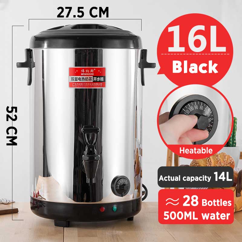 BOBI Large capacity boiling water bucket stainless steel electric milk ...