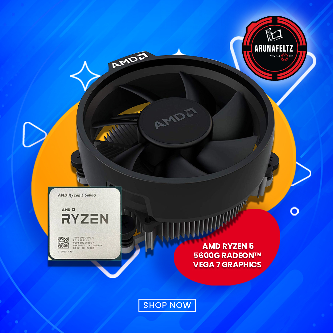 AMD RYZEN 5 5600G Radeon™ Vega 7 Graphics - Tray Type with CPU COOLER ...