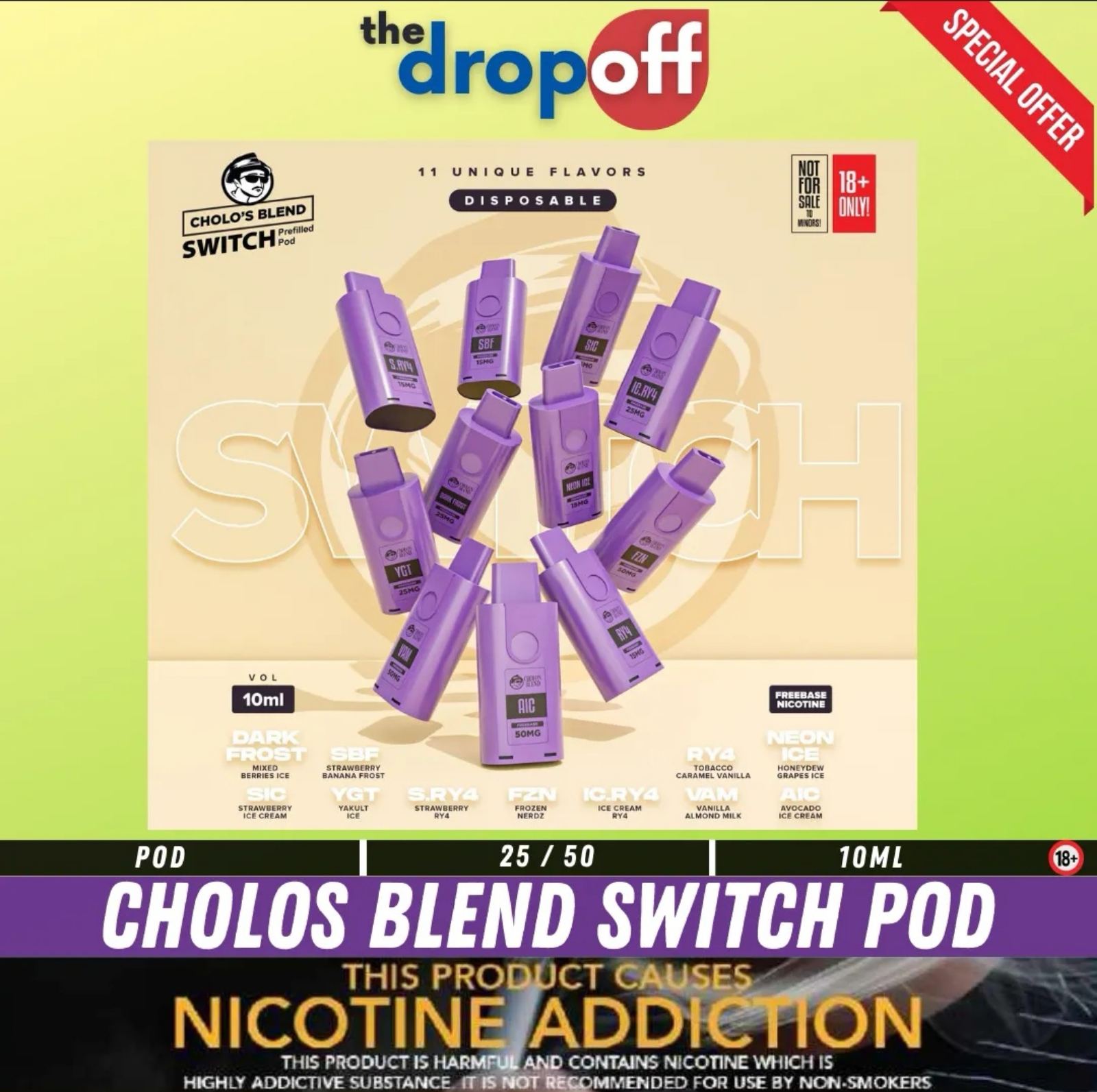 CHOLOS BLEND SWITCH Prefilled Pod only | Lazada PH