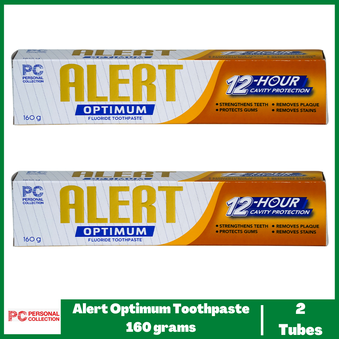 Alert Optimum Fluoride Toothpaste Buy 1 Take 1 160g by Personal ...
