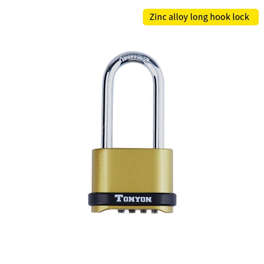 4-Digit Number Combination Padlock Waterproof Digital Password Code ...