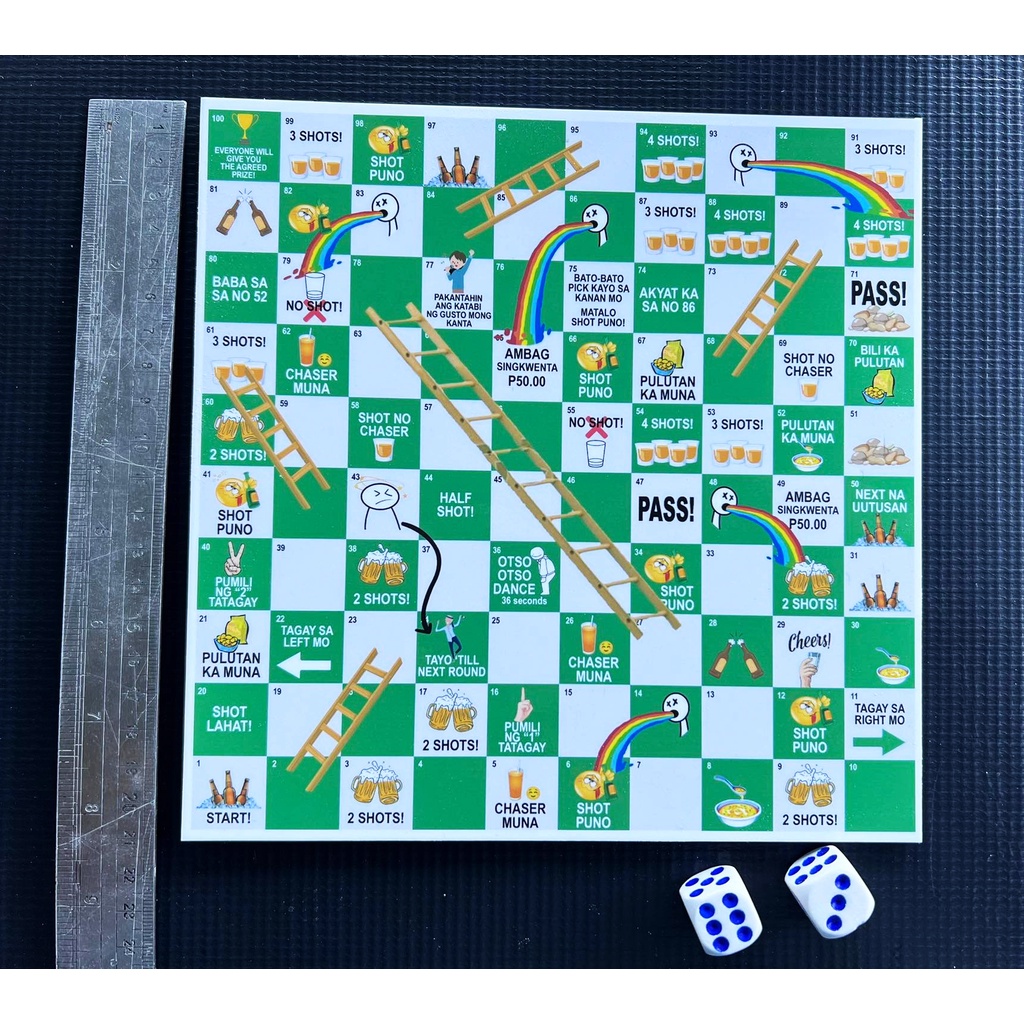 Board Game Shot & Ladder | Best for Inuman Session | Lazada PH