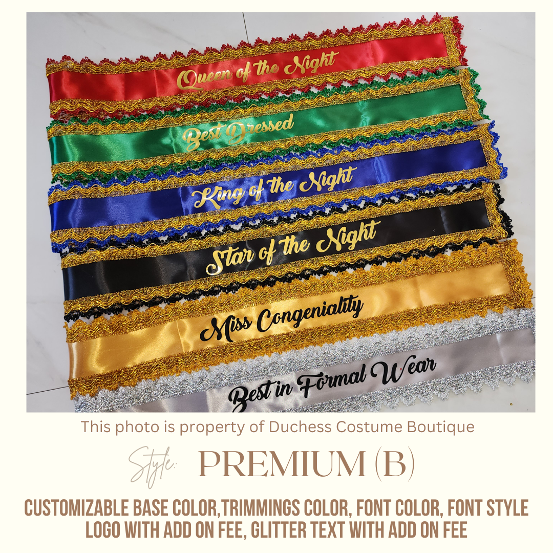 Customized Sash Customized Stole UN Sash Pageant Sash | Lazada PH