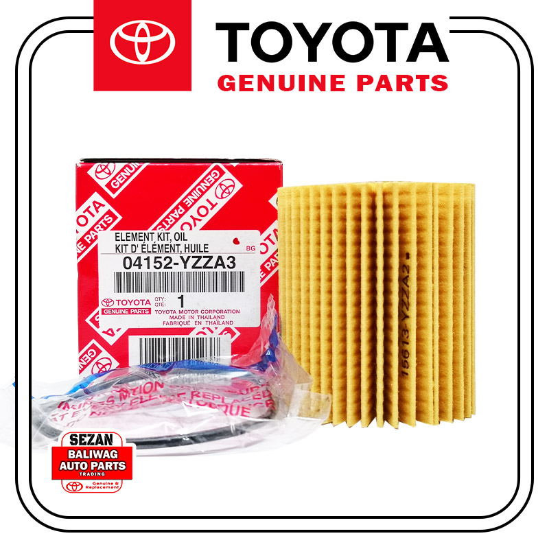 TOYOTA OIL FILTER ELEMENT LAND CRUISER 04152-YZZA3 GENUINE | Lazada PH