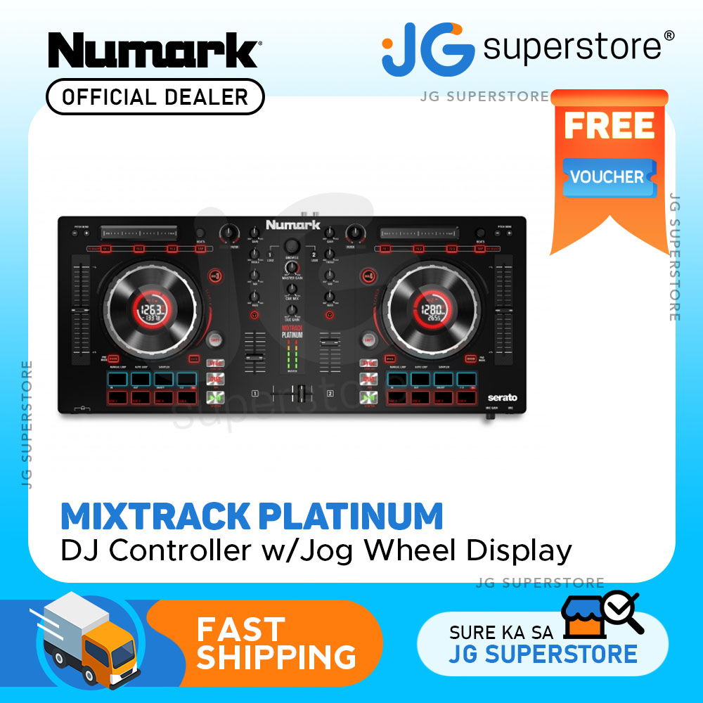 Numark Mixtrack Platinum 4-channel DJ Controller With 4-deck Layering ...