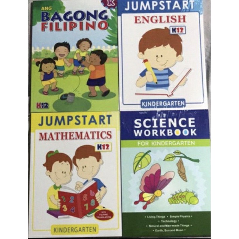 SET OF 4 k12 BOOKS for Kindergarten | Lazada PH