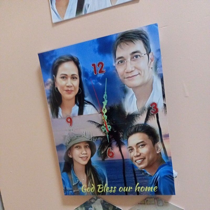 AJDL sellzt21294lan01 SINTRA BOARD WALL CLOCK xPersonalizedx | Lazada PH