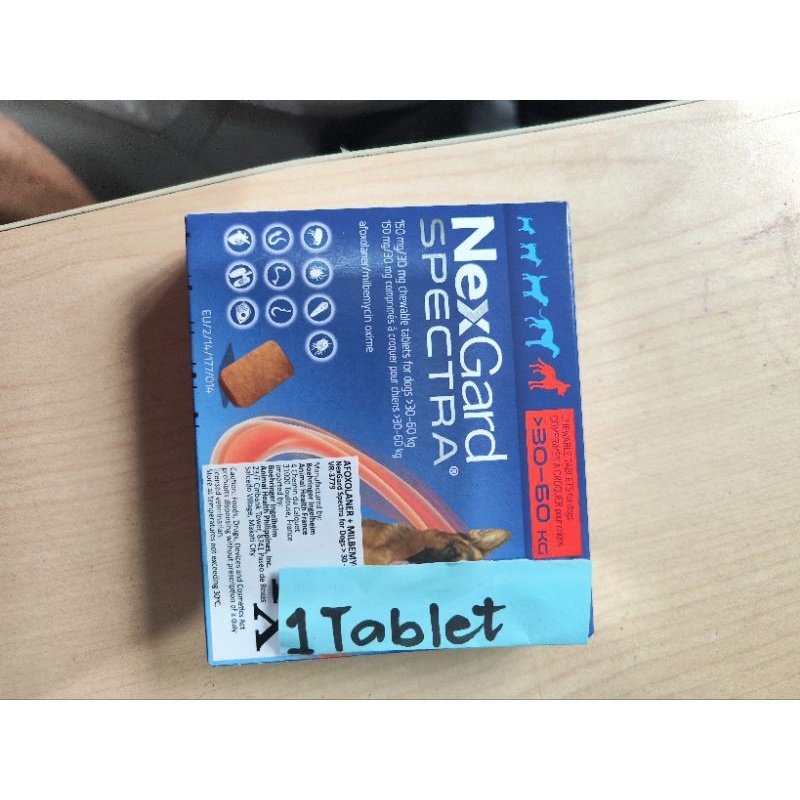Hot sale Nexguard and Nexguard Spectra Anti Ticks and Fleas 1 tablet ...