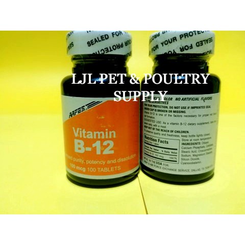 Aafes vitamin b-12 tablet SOLD PER BOTTLE (100tablet) | Lazada PH