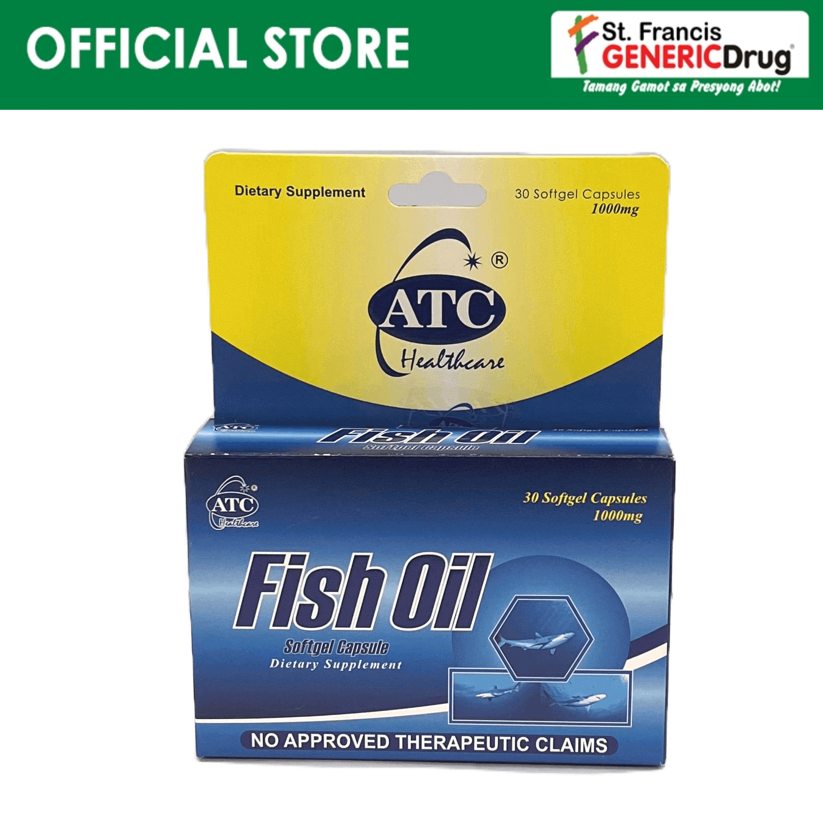 Fish Oil (ATC®) 1000 mg | Lazada PH
