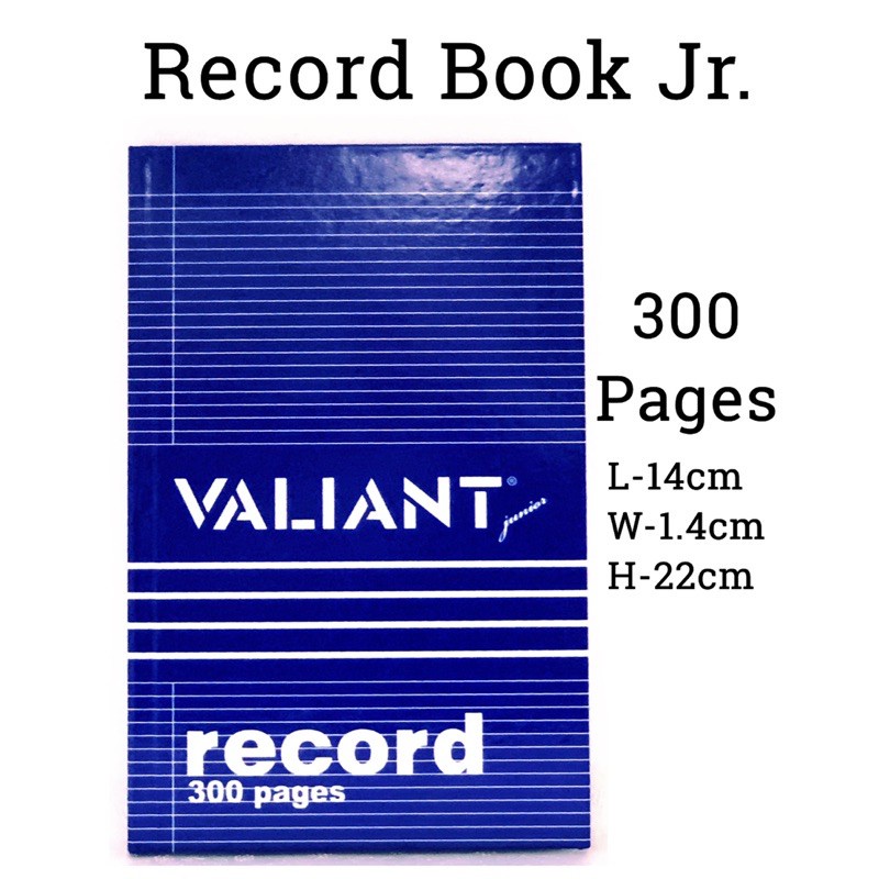 [LSC] Valiant Record Book Junior Size | Lazada PH