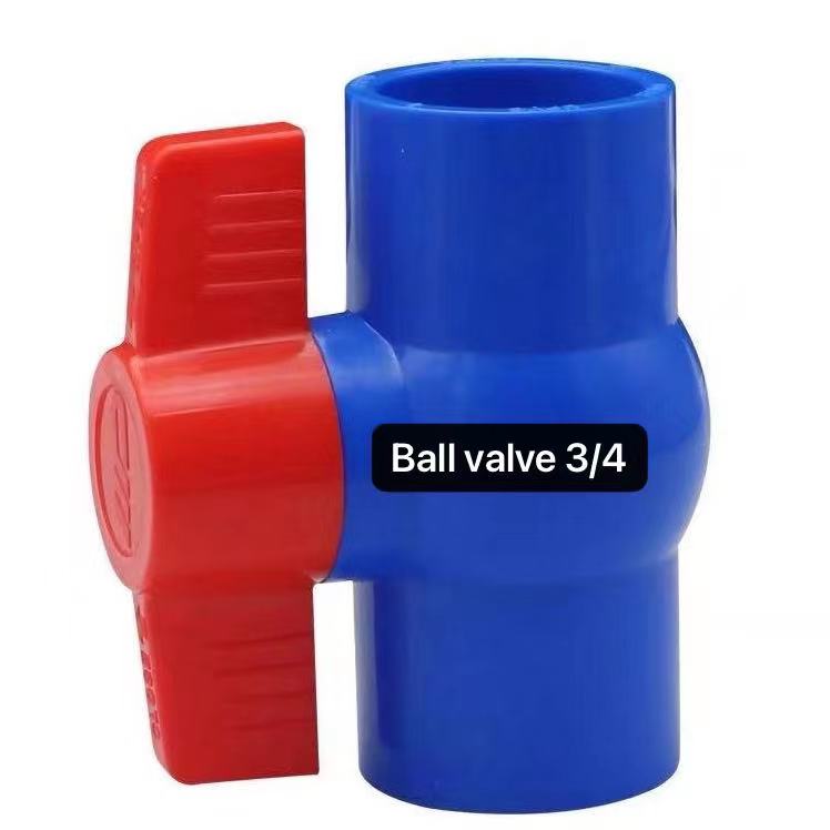 pvc blue ball valve plain 1/2 and 3/4 | Lazada PH