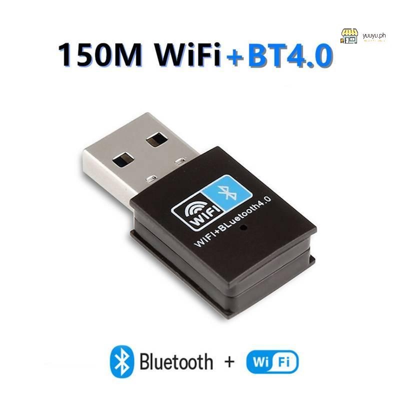 Wireless WiFi 2.4G Adapter Bluetooth Dongle 2 in 1 Adapter 150Mbps USB ...