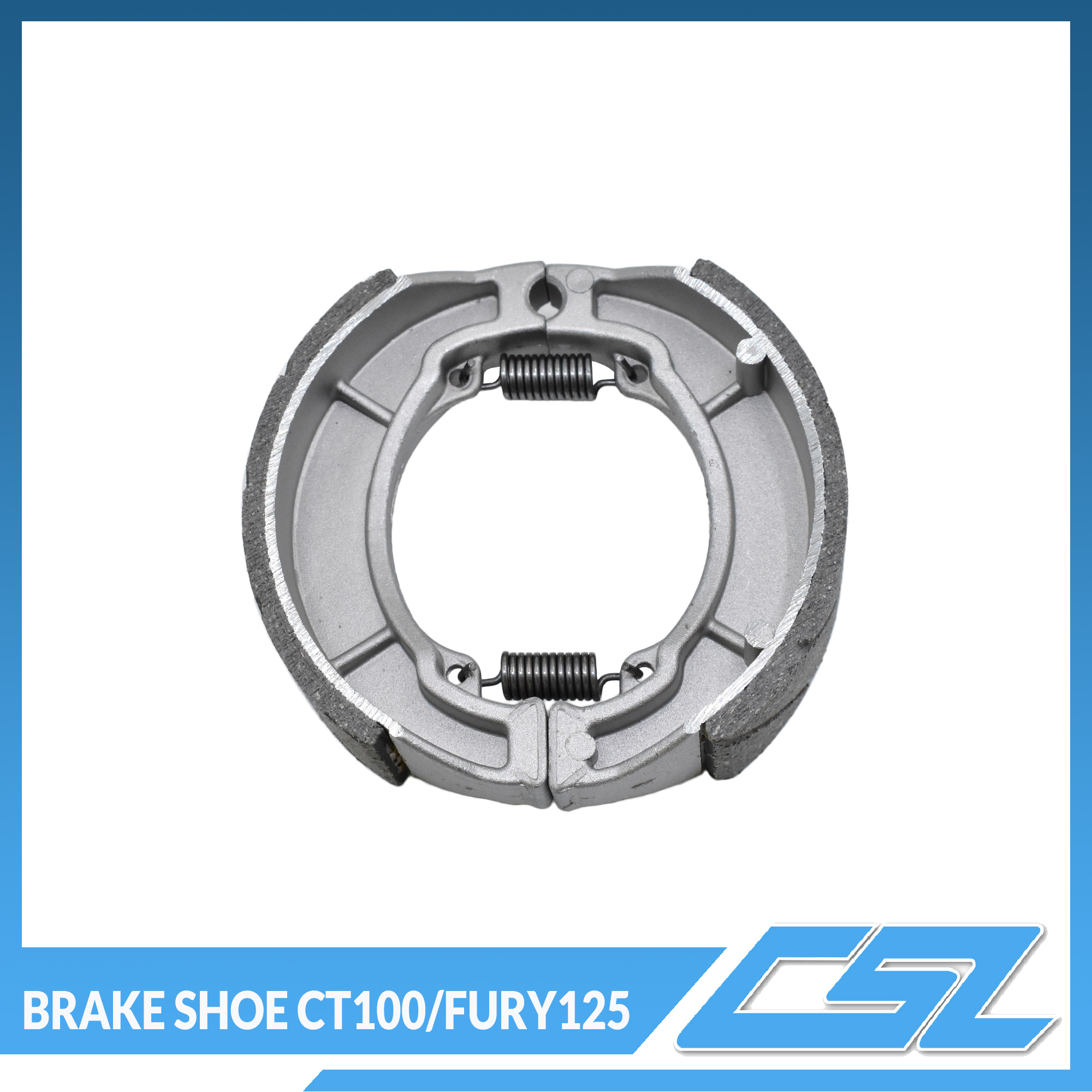 CSL Motor Parts Japan Quality Brake Shoe for Kawasaki CT100/ Fury 125 ...