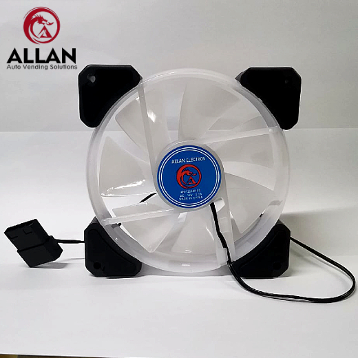 Allan 12cm LED RGB Round Computer Case Cooling Fan Radiator | Lazada PH