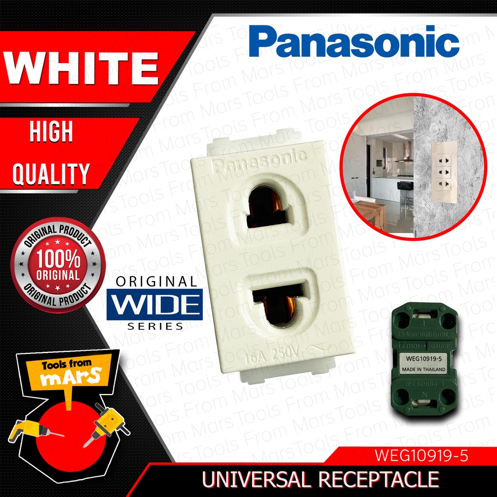 PANASONIC Original Wide Series WEG10919-5 •TFM• | Lazada PH