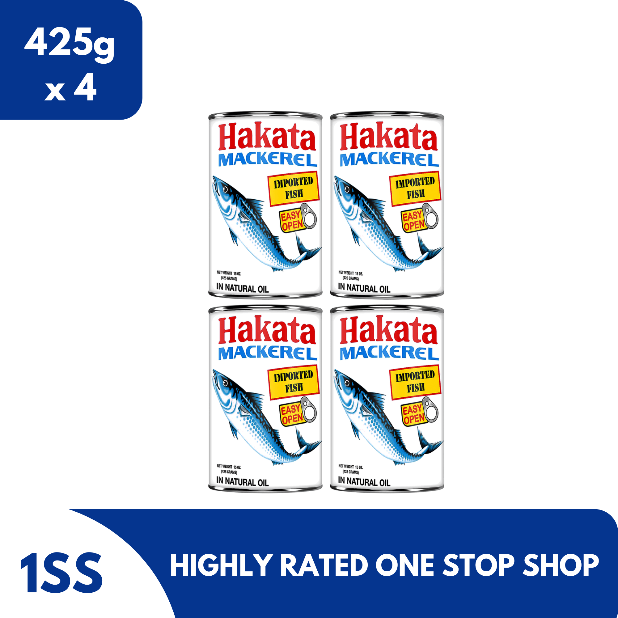 Hakata Mackerel in Natural Oil, 425g set of 4 | Lazada PH