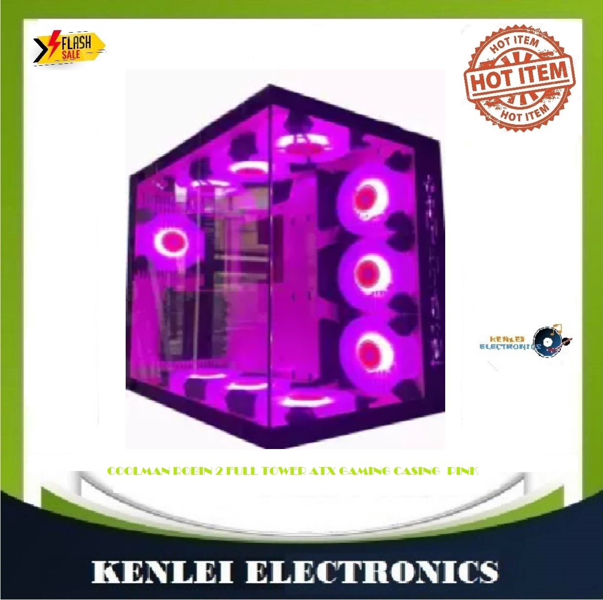 COOLMAN ROBIN 2 FULL TOWER ATX GAMING CASING | Lazada PH