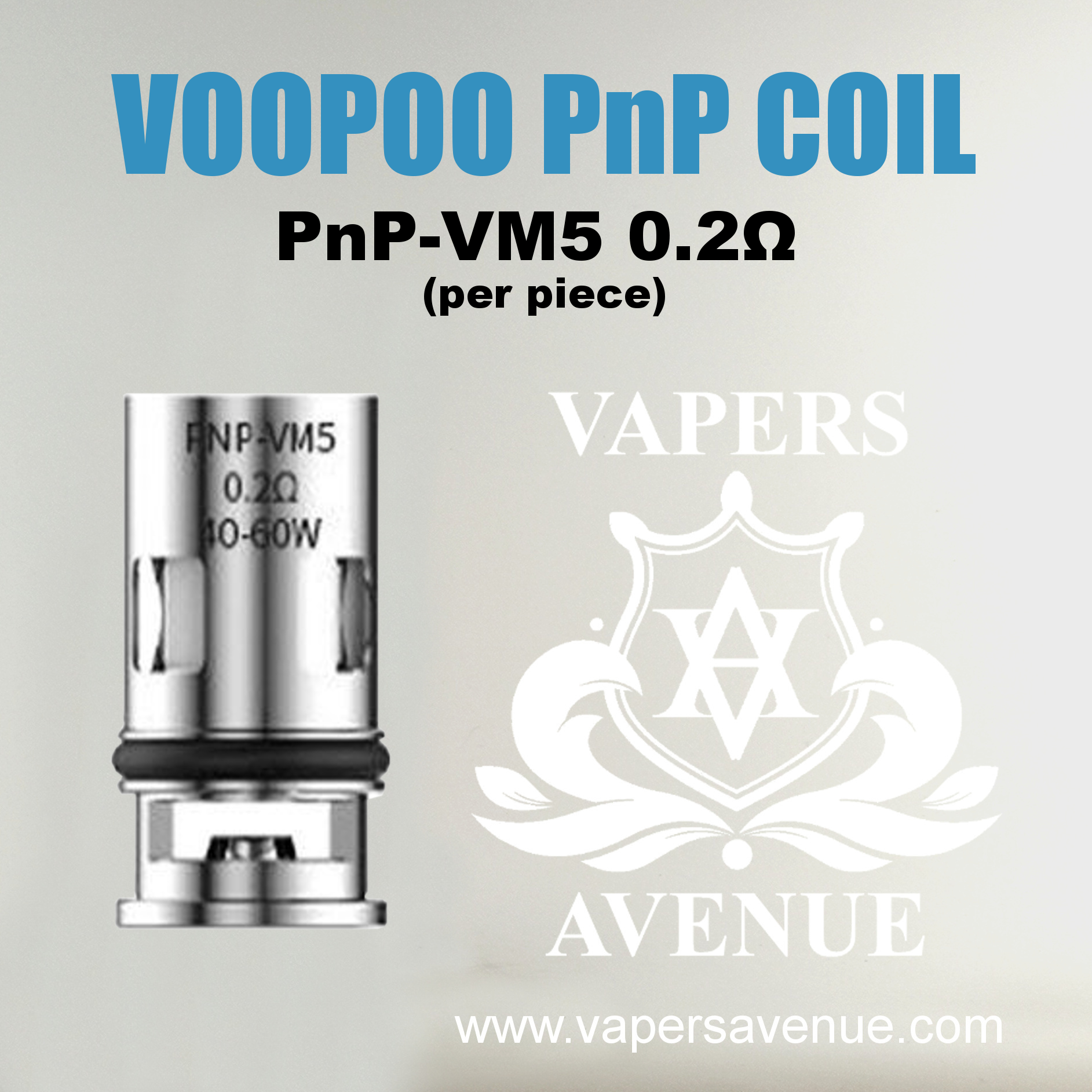VooPoo PnP-VM5 Coil - VooPoo Replacement Coil 0.2 ohm - Sold Per Piece ...