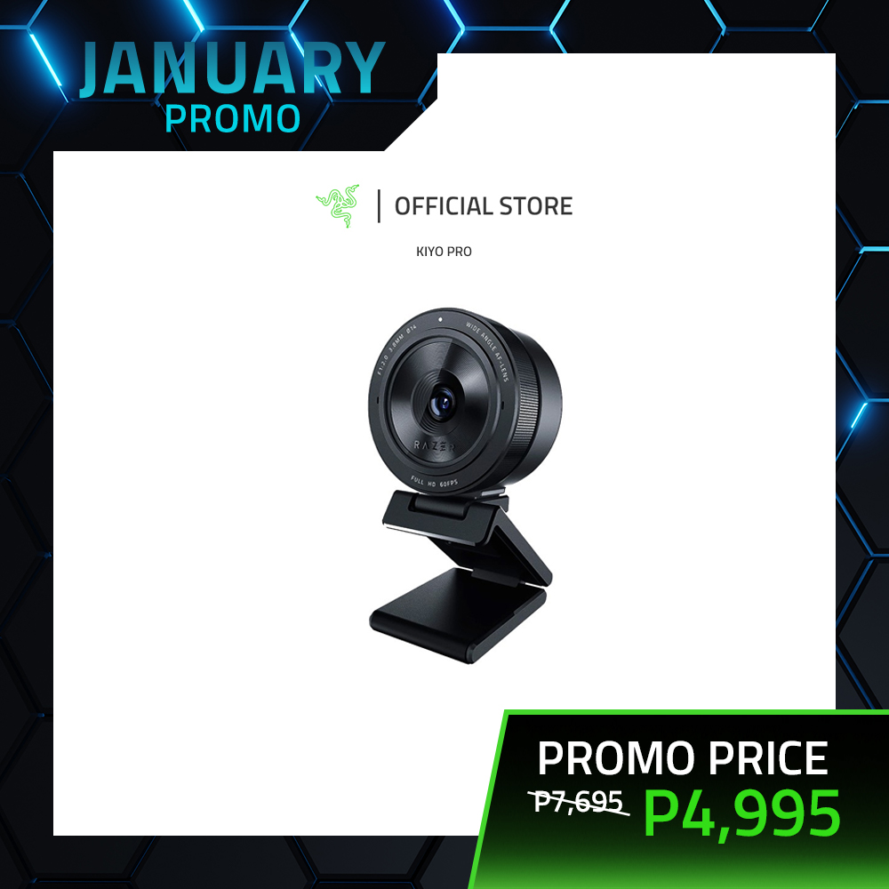 RAZER Kiyo Pro USB Camera with High-Performance Adaptive Light Sensor ...